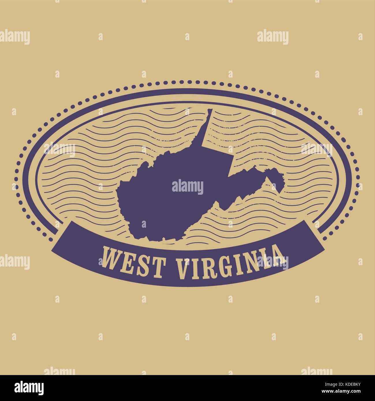 State banner west virginia Stock Vector Images - Alamy