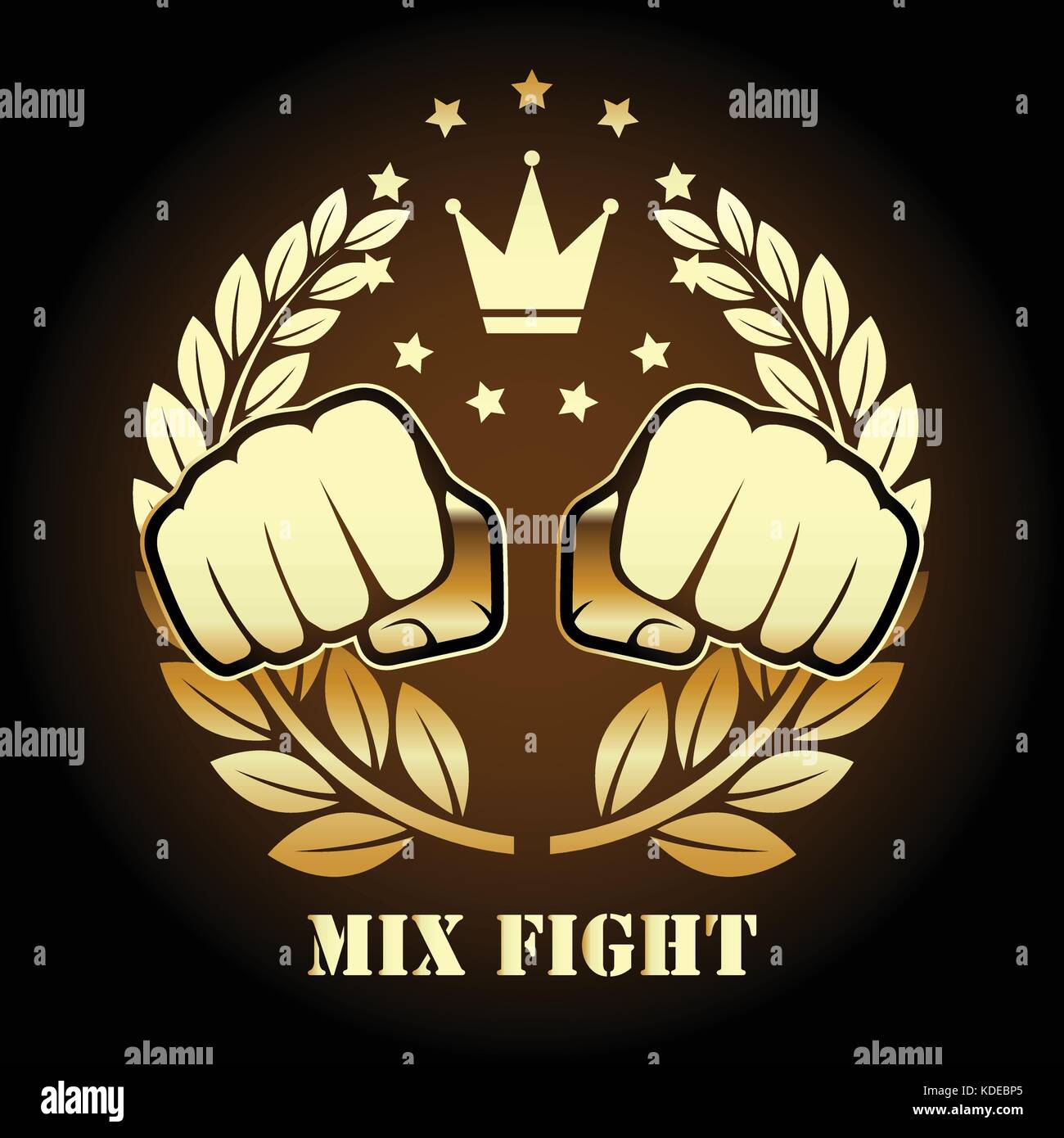 Two fists fight Stock Vector Images - Alamy