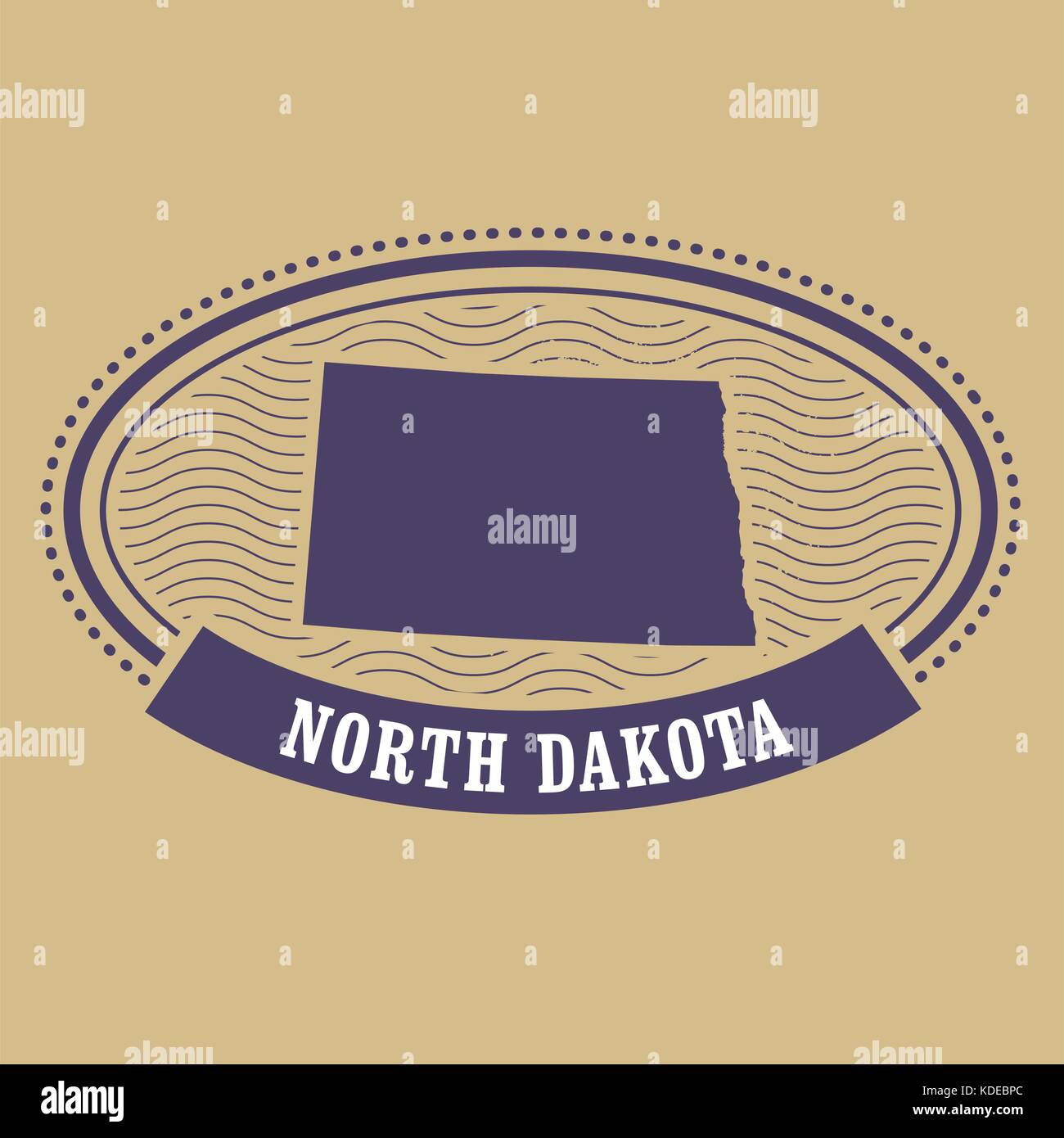 North dakota symbol hi-res stock photography and images - Alamy