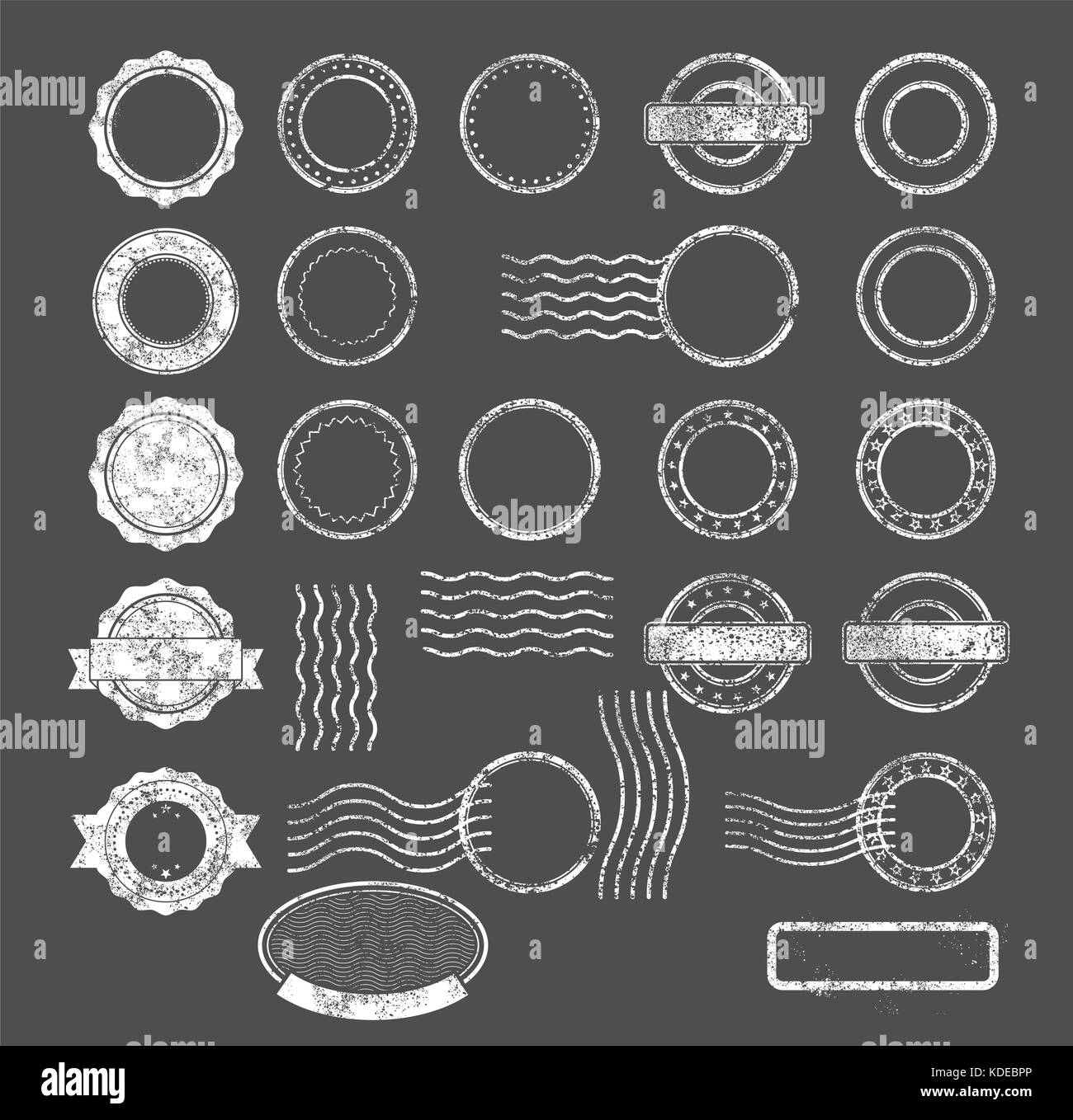 Set of postal stamps blank templates Stock Vector Image & Art - Alamy