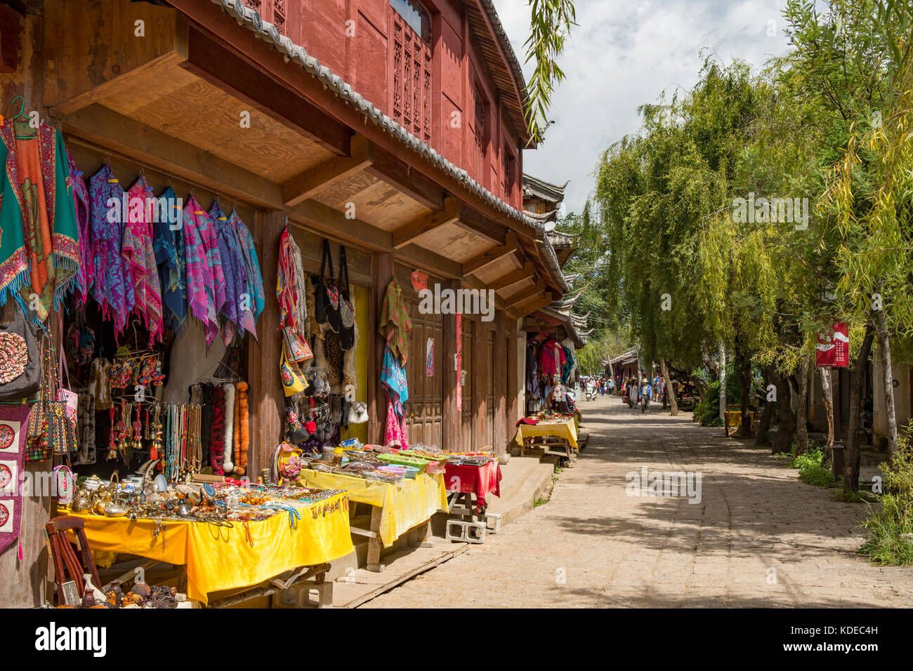 Street Scene in Old Town, Baisha, Yunnan, China Stock Photo - Alamy