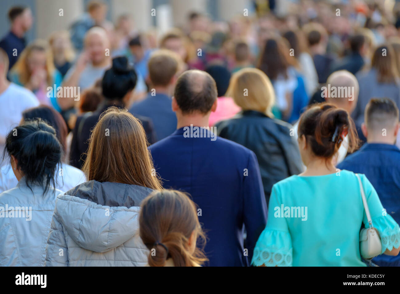 Crowd of people on the street Stock Photo - Alamy