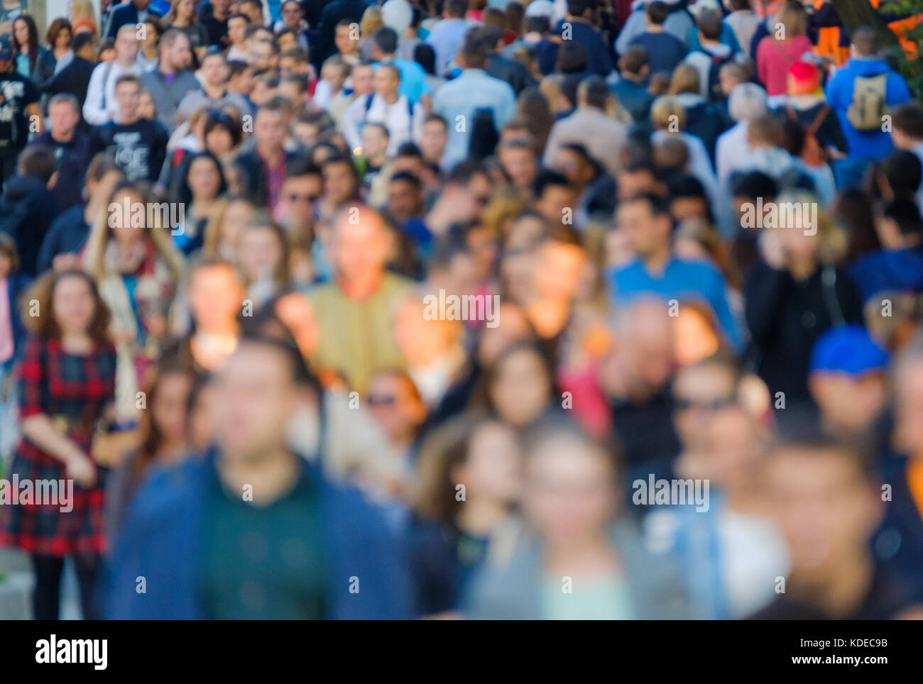 Crowd of people on the street Stock Photo - Alamy