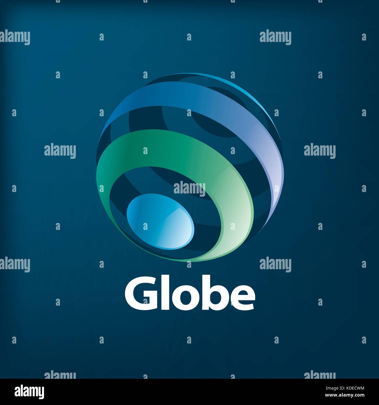 Globe logo blue world map Stock Vector Images - Alamy