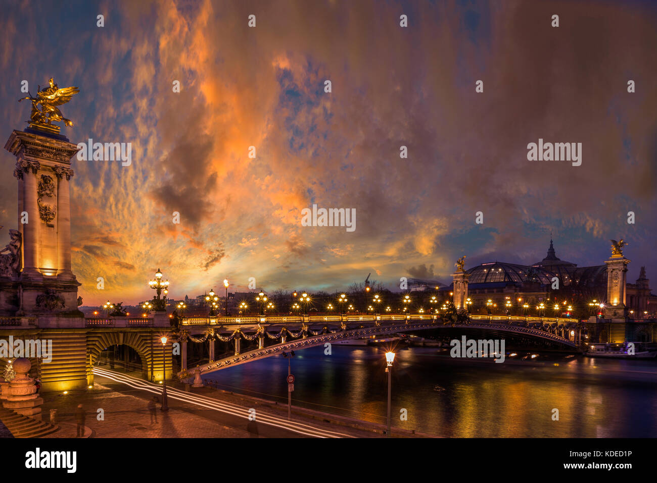 Bridge of the Alexandre III, Paris France Stock Photo - Alamy