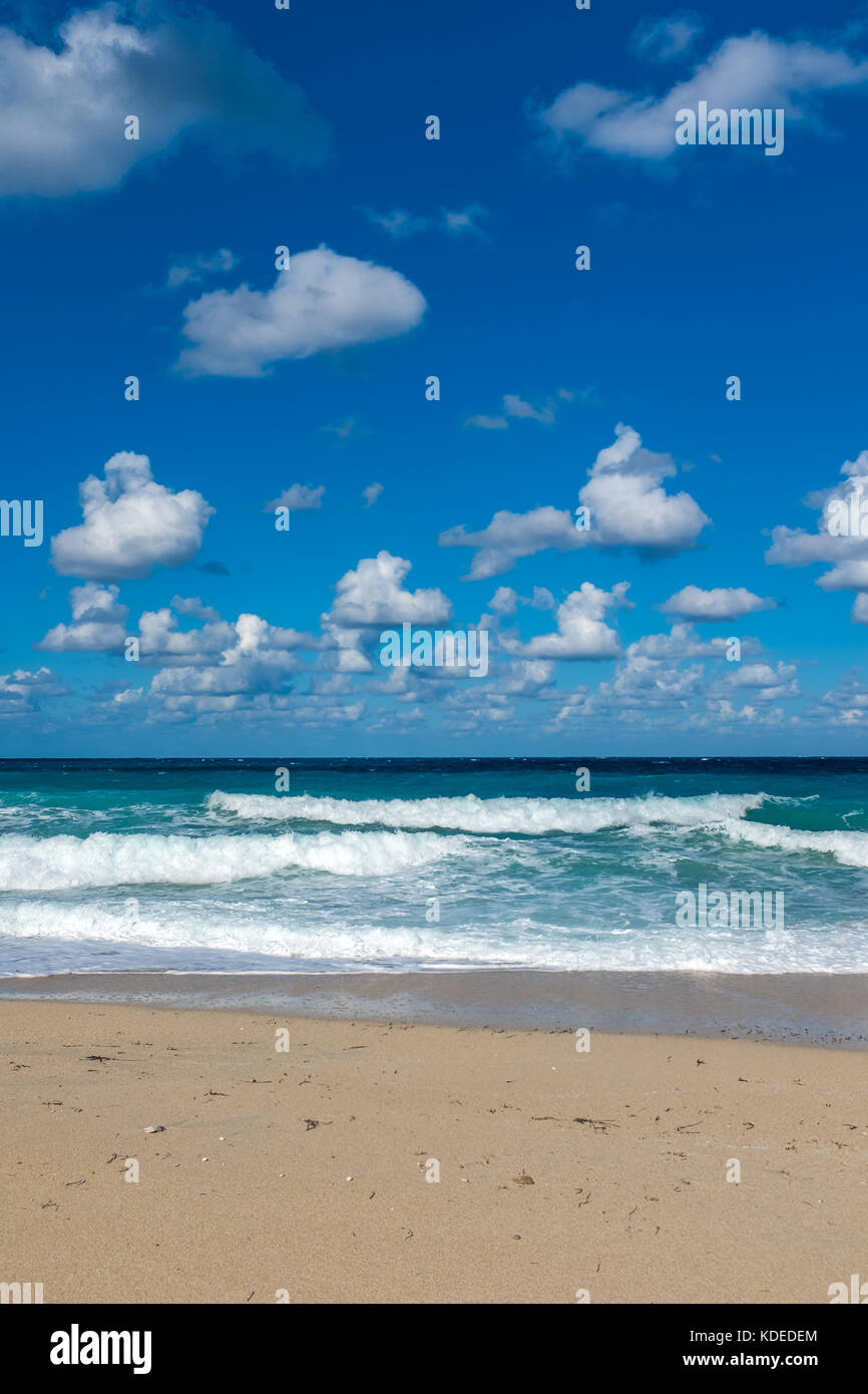 view of a Greek sandy beach Stock Photo - Alamy