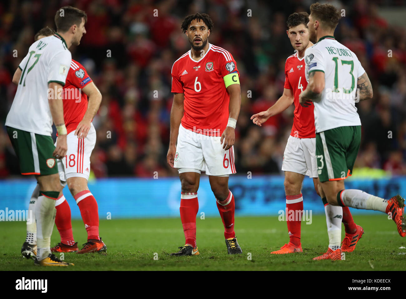 Wales' Ashley Williams Stock Photo - Alamy