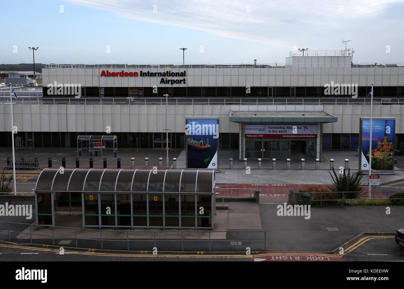 A general view of Aberdeen International Airport. PRESS ASSOCIATION ...