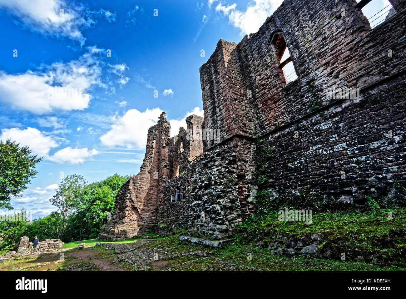 Goodrich Castle is a Norman medieval castle to the north of Goodrich village, Herefordshire ...