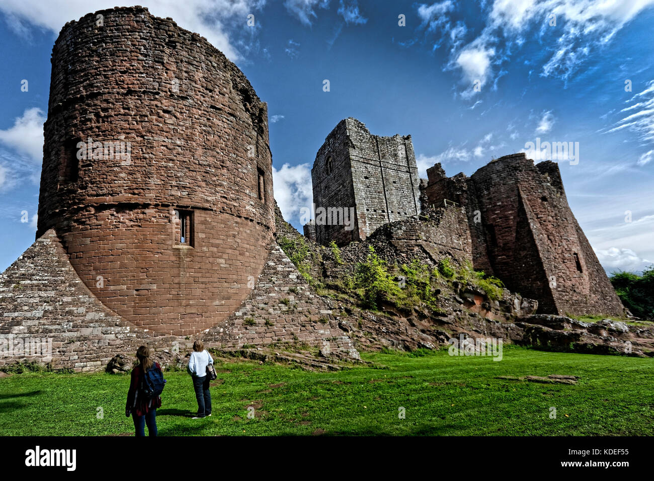 Goodrich Castle is a Norman medieval castle to the north of Goodrich village, Herefordshire ...