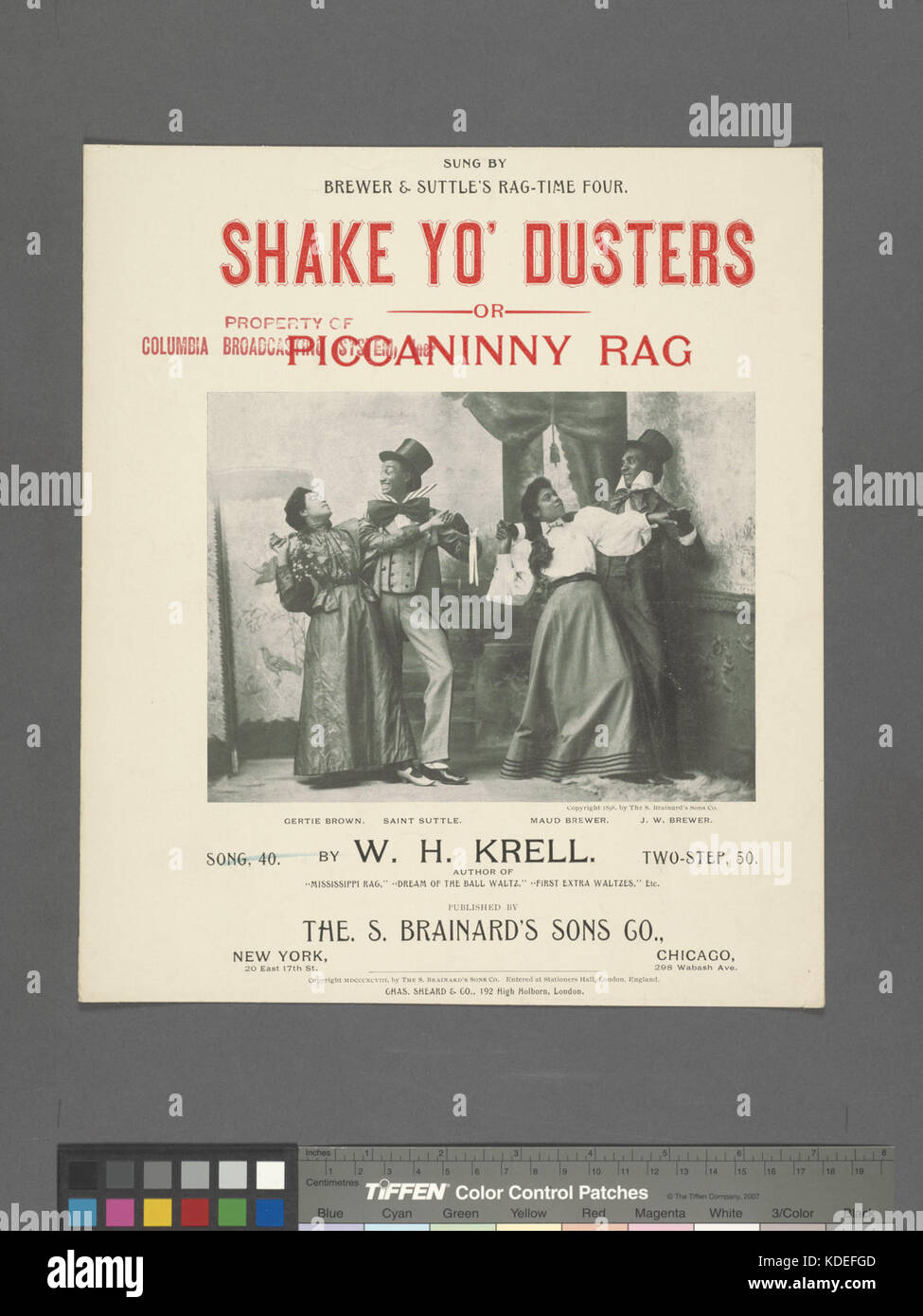 This image features a poster or illustration for 'Shake Yo' Dusters ...