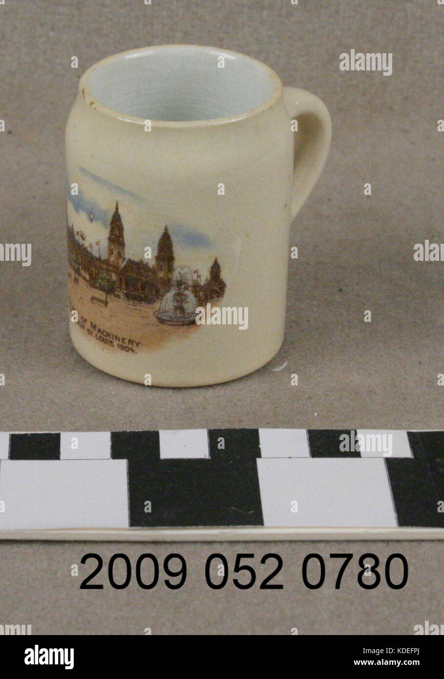 Miniature Ceramic Stein With Color Transfer of Palace of Machinery ...