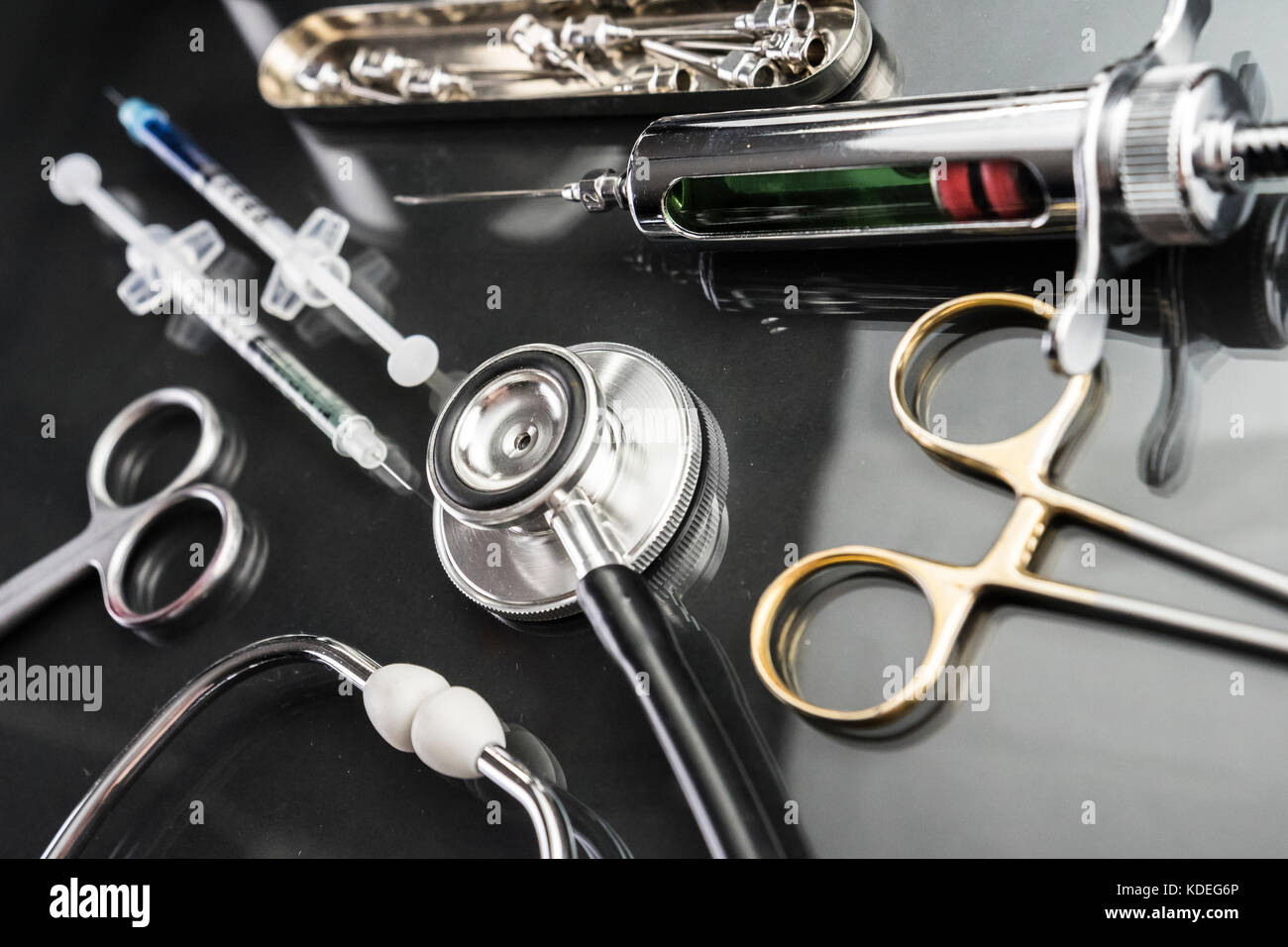 Instrumental surgical in operating room, conceptual image Stock Photo ...