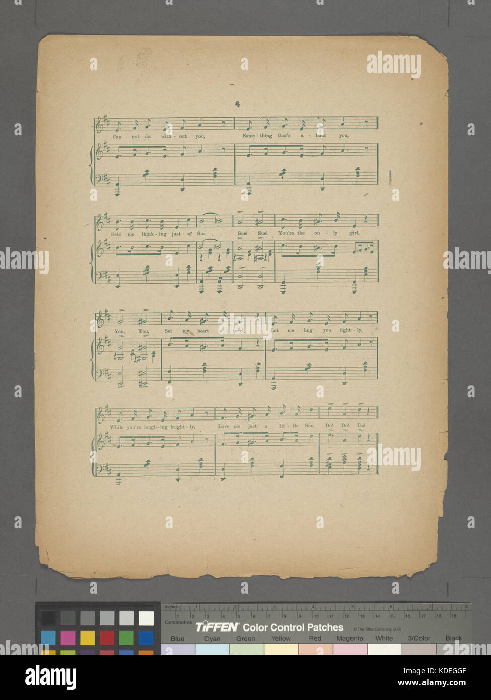 A musical piece titled 'Love Me Just A Little Sue' from the collection ...