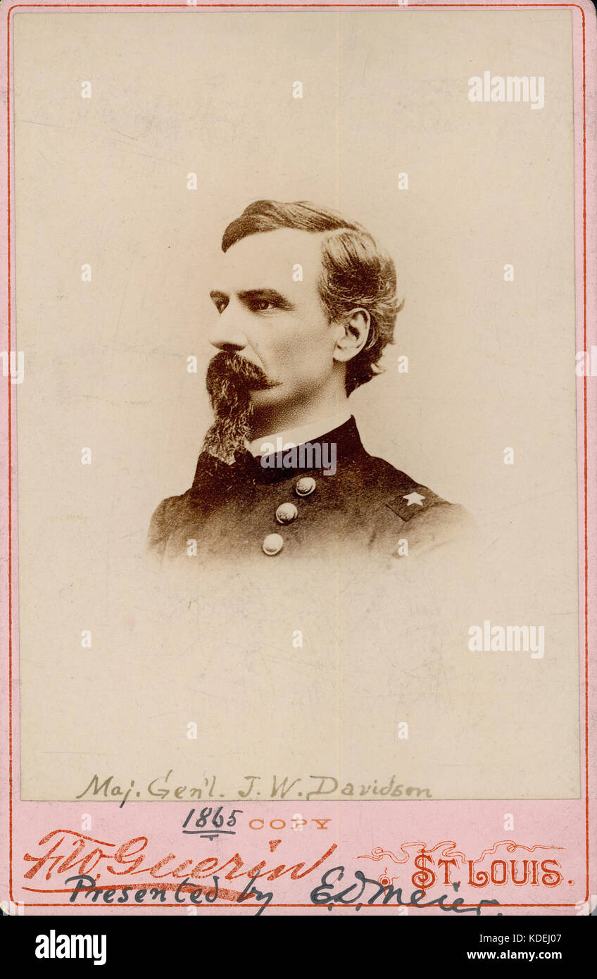 John W. Davidson, Major General, U.S. Volunteers Stock Photo - Alamy