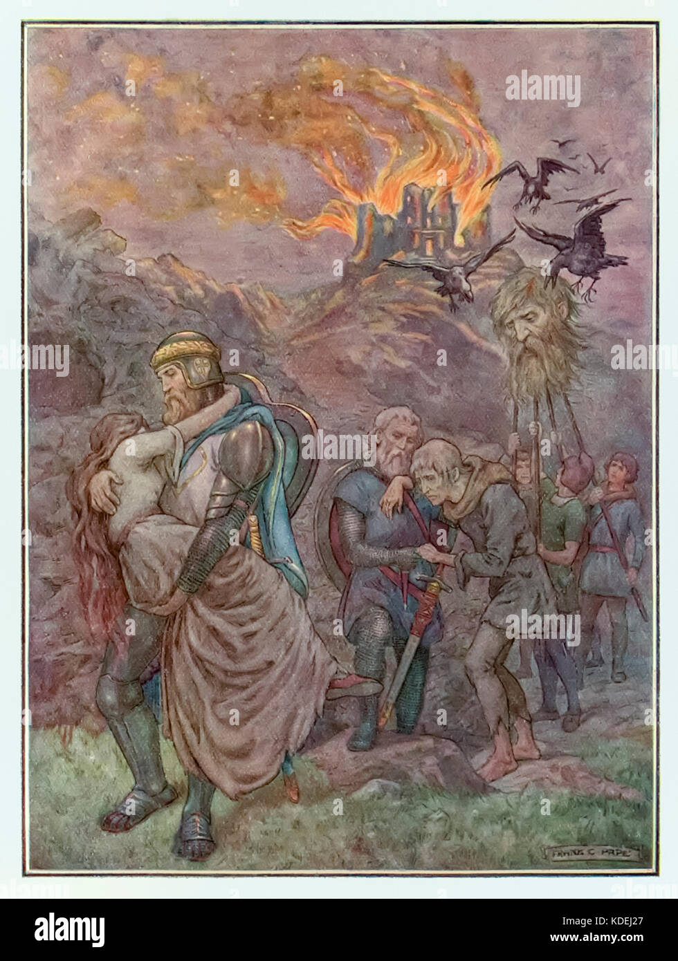 “The Destruction of Doubting Castle” from ‘The Pilgrim’s Progress’ by ...