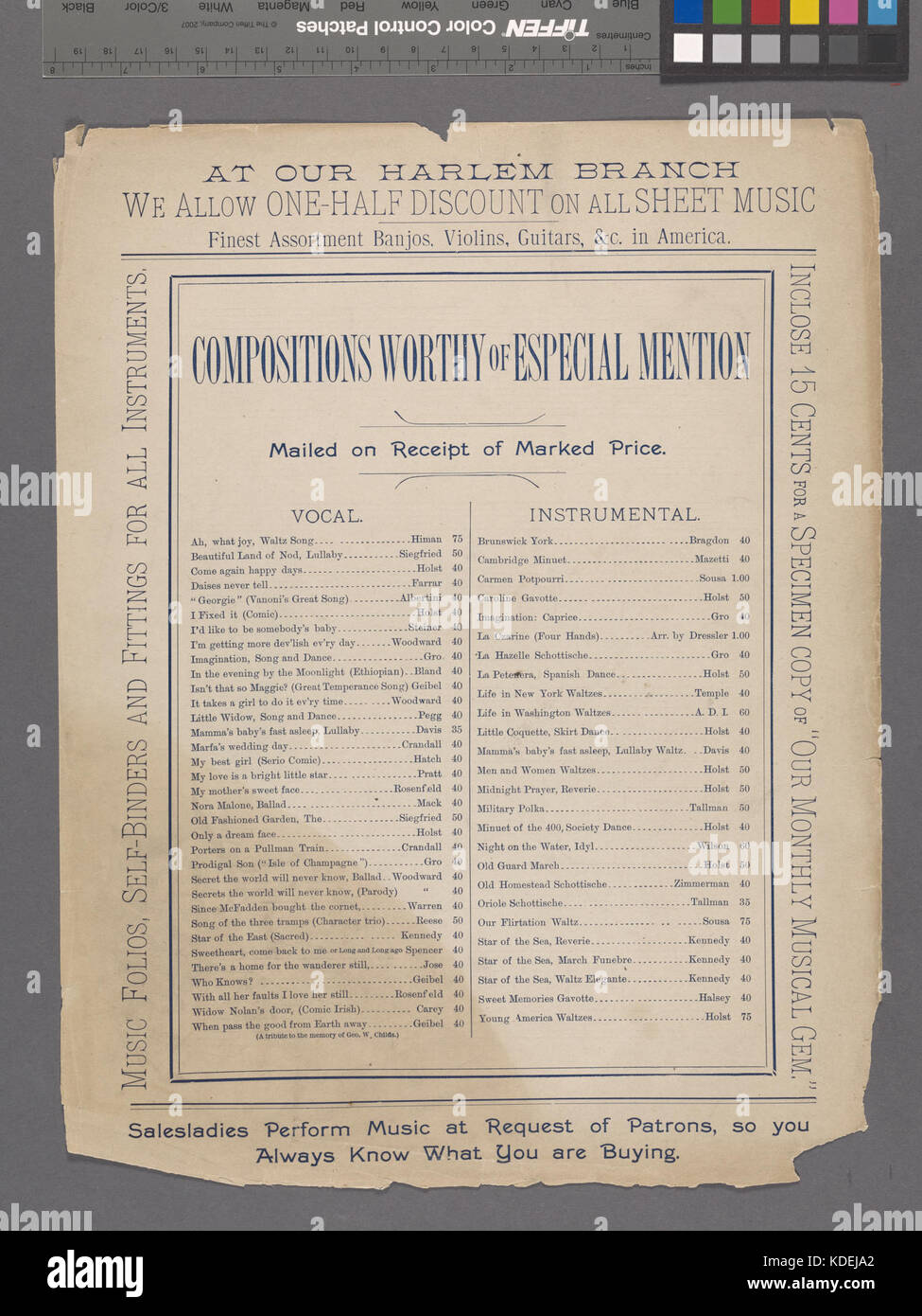 My best girl (NYPL Hades 449233 1692265 Stock Photo - Alamy