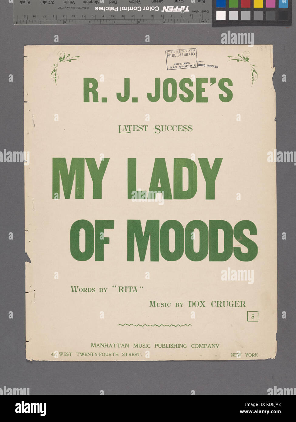A depiction of the figure 'My Lady of Moods', offering a visual ...