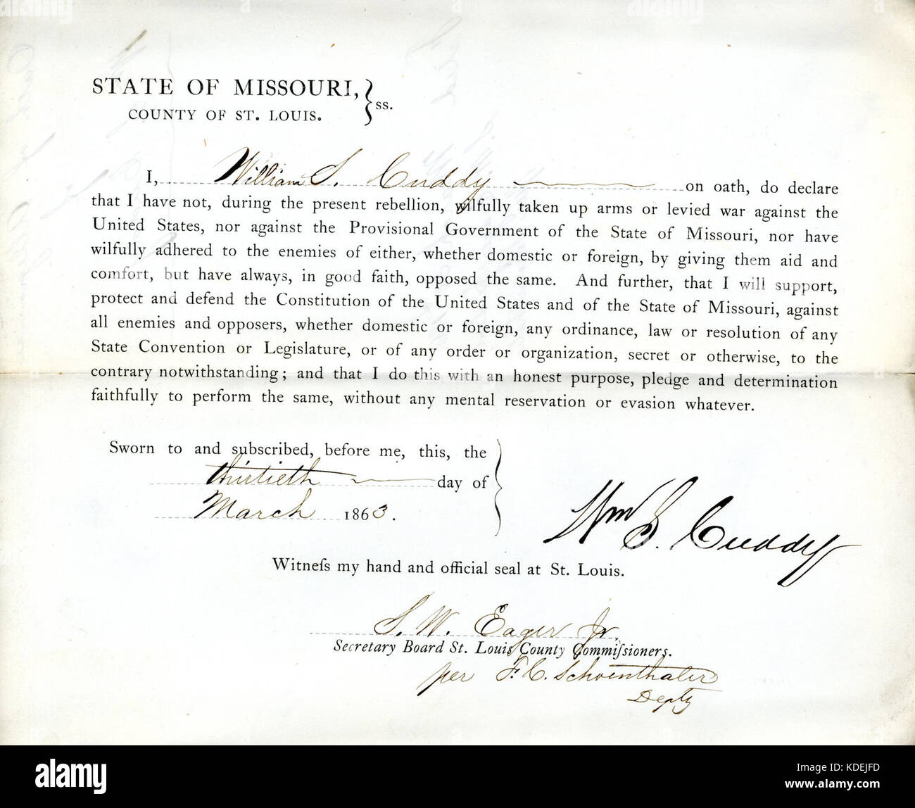 Civil war era oaths hi-res stock photography and images - Alamy