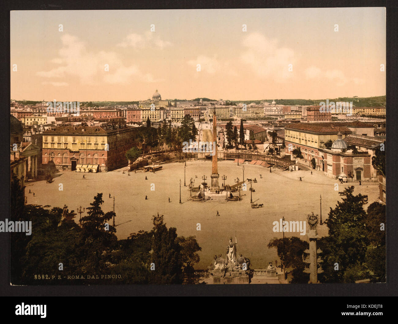 Panorama from the Pincian, Rome, Italy LCCN2001700959 Stock Photo - Alamy