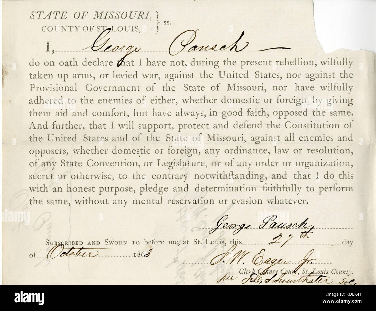 George pausch hi-res stock photography and images - Alamy