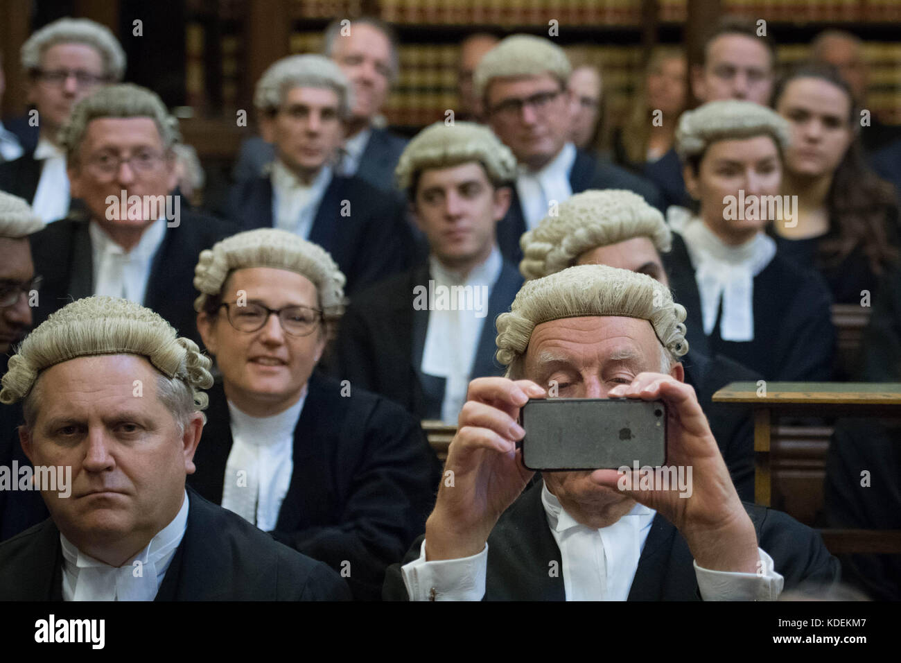 High Court judges attend a valediction for Mr Justice Bodey, one of the ...