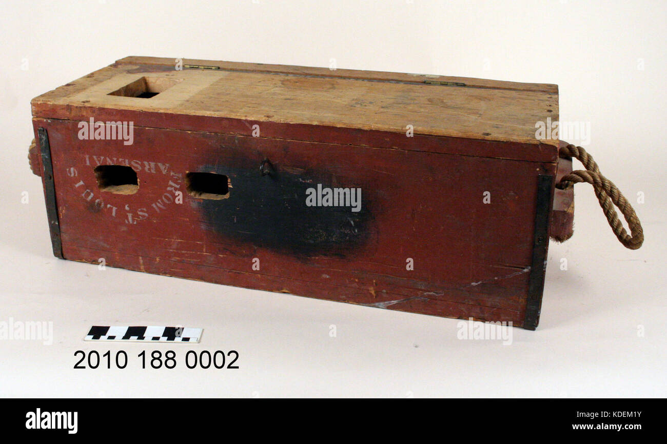 St. Louis Arsenal Ordnance Crate for Spherical Case Shot Fixed for a 12 ...