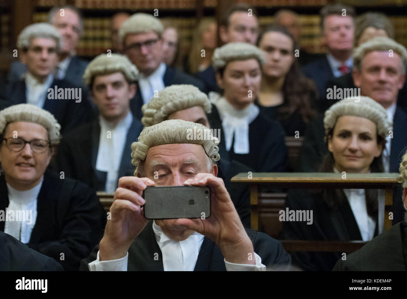 High Court judges attend a valediction for Mr Justice Bodey, one of the ...