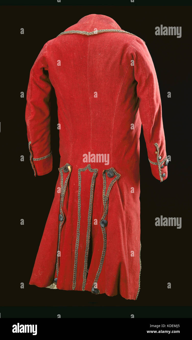 Red Wool Coat of Auguste Chouteau Stock Photo - Alamy