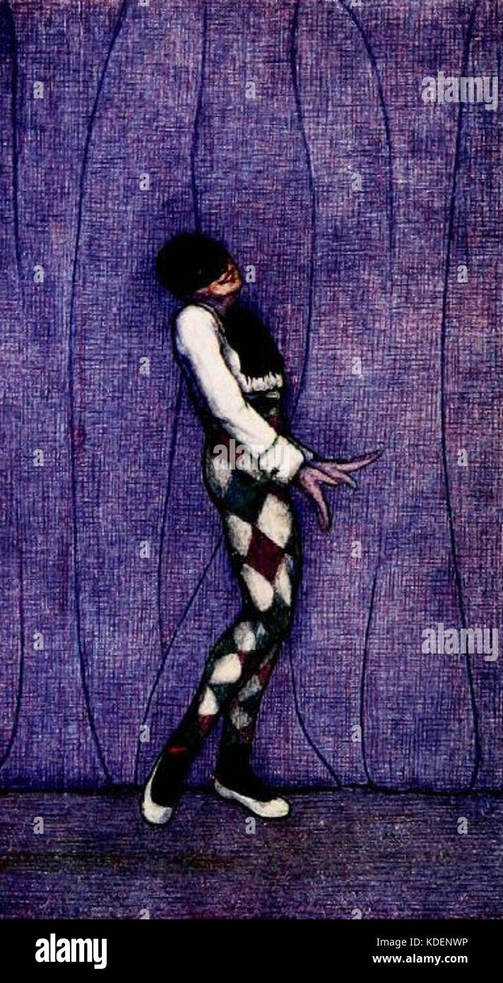 Le Carnaval frontpiece The art of nIjinsky Stock Photo - Alamy