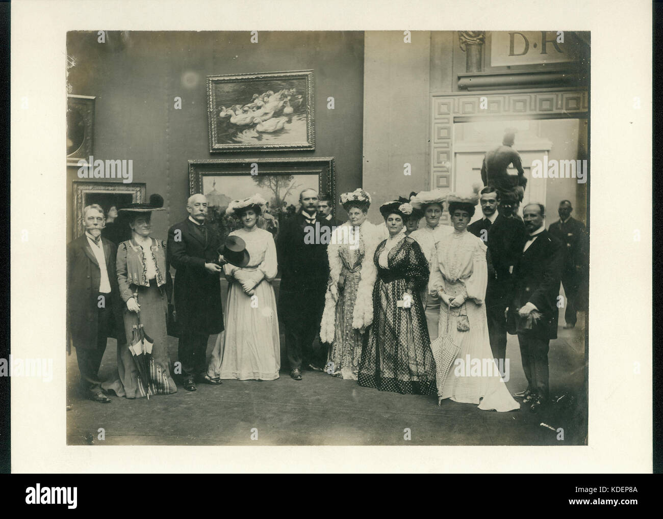Palace of Art reception group including Mrs. Manning, President of the ...
