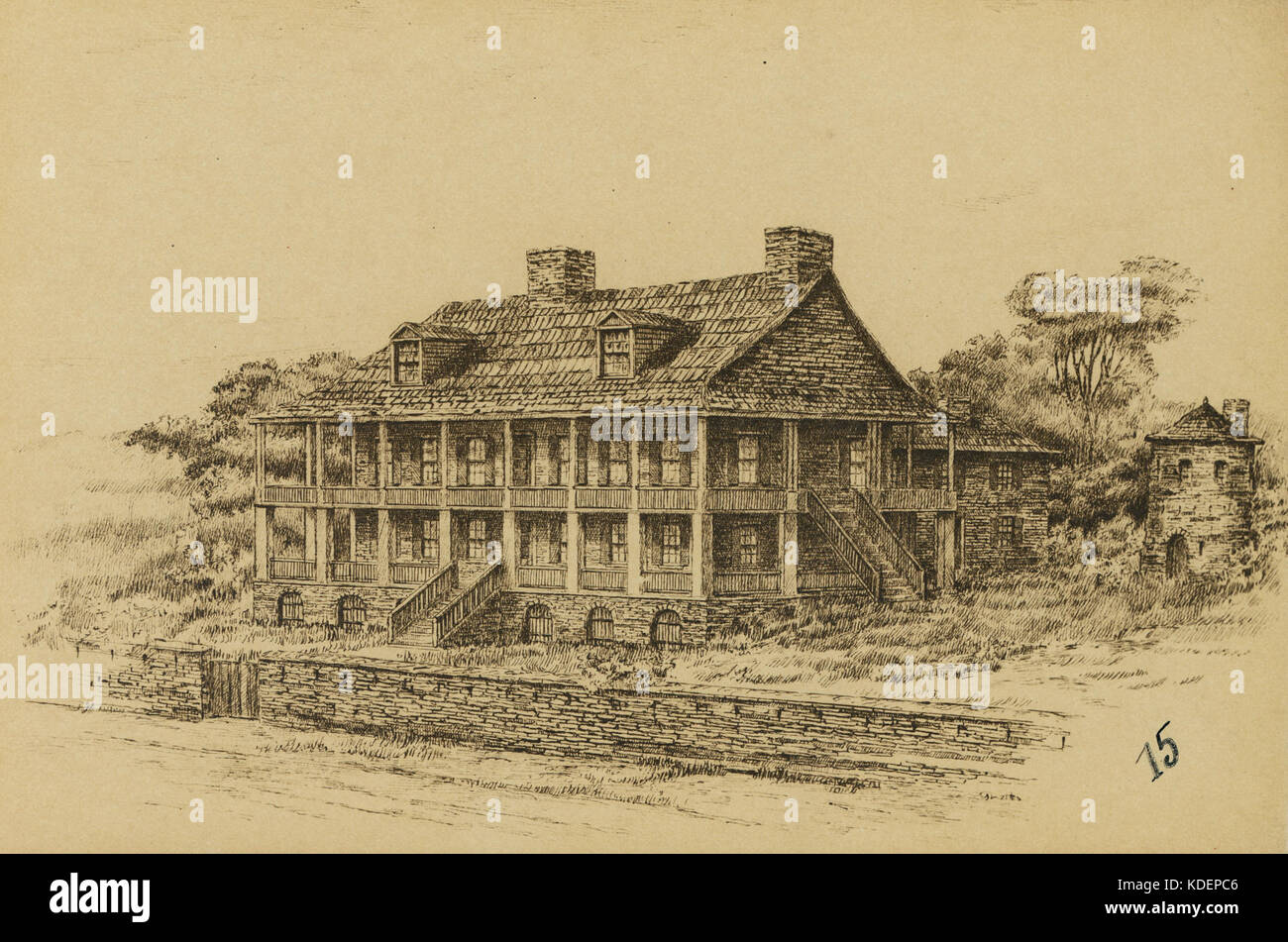 Jean Pierre Chouteau Sr. Residence. Southwest corner of Main and ...