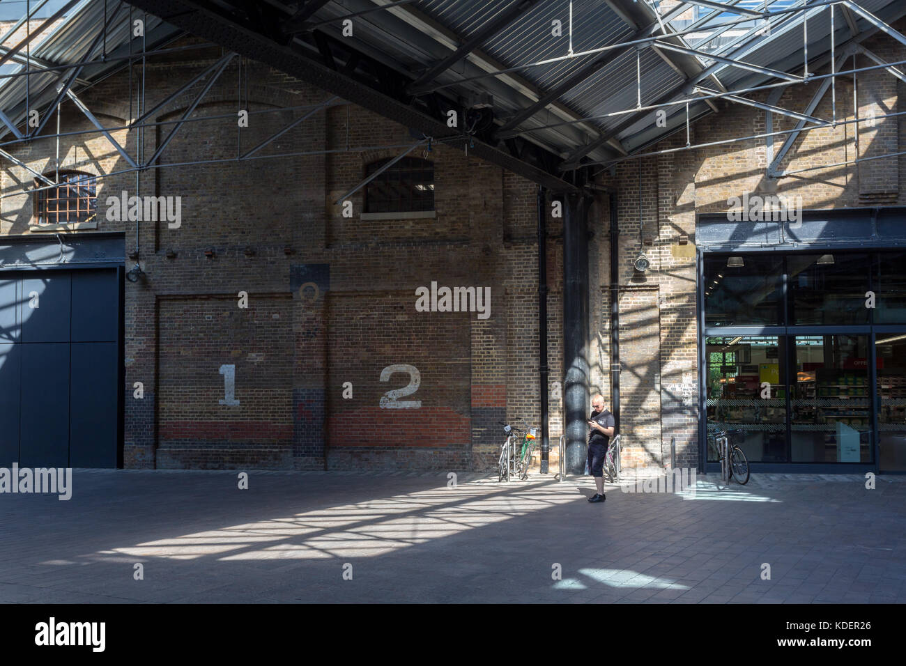 Westside Canopy by Midland Goods Shed, King's Cross, London, UK Stock ...