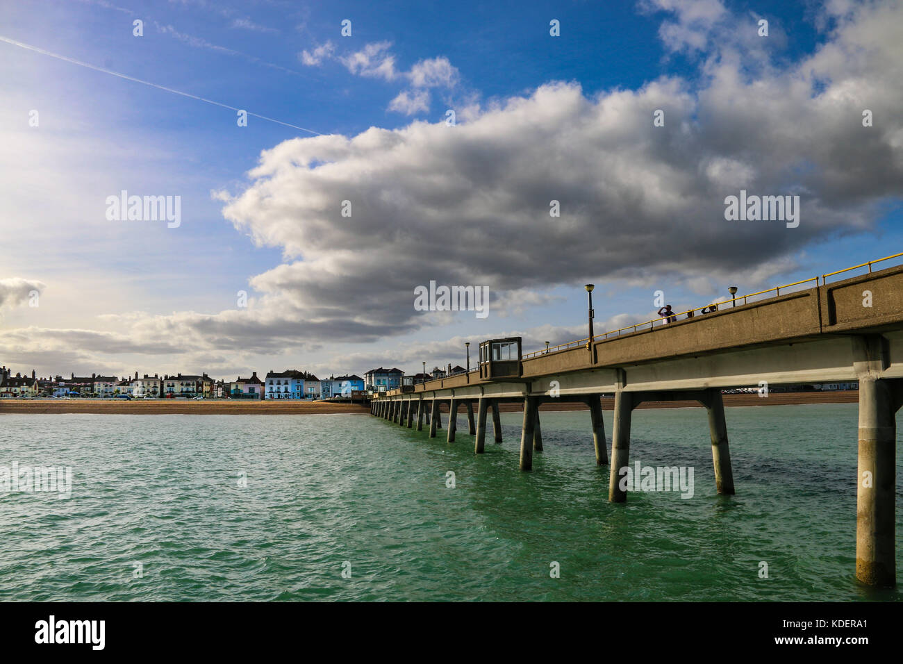 Pier shoreline english channel hi-res stock photography and images - Alamy