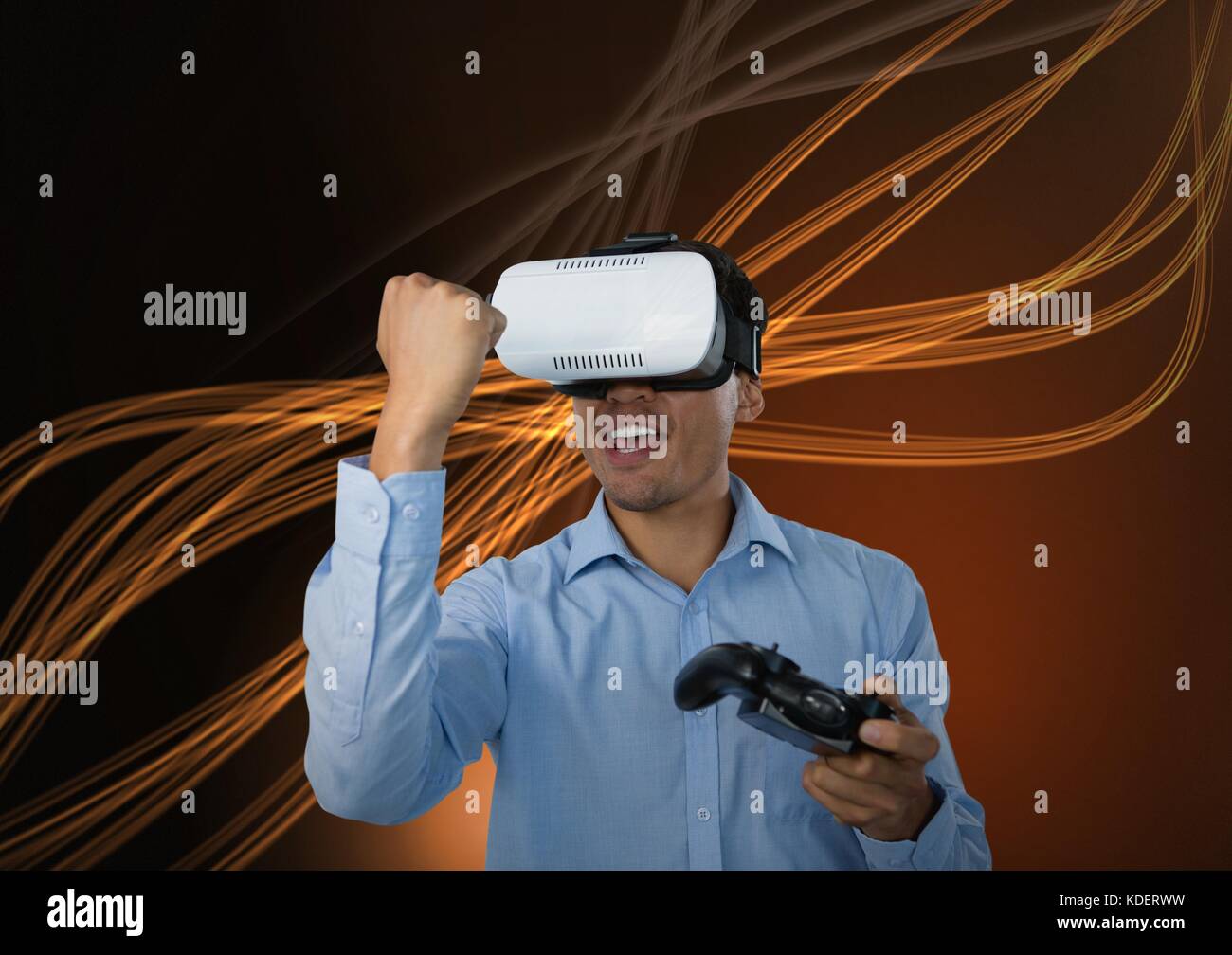 Curvy lines video background hi-res stock photography and images - Alamy