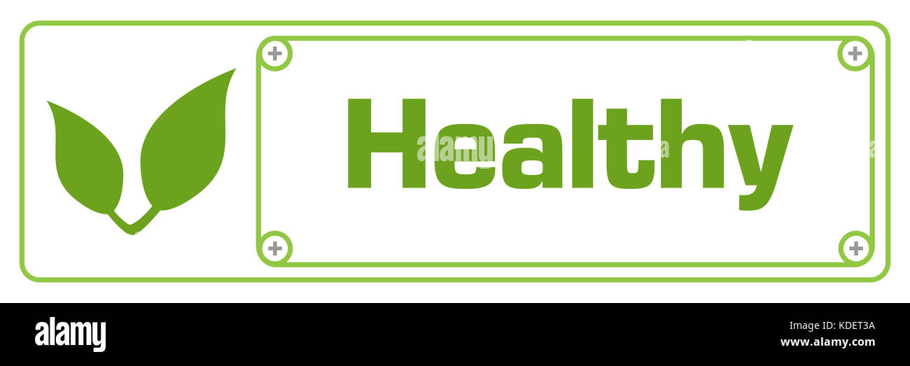 Healthy Green Horizontal Border Screw Stock Photo - Alamy