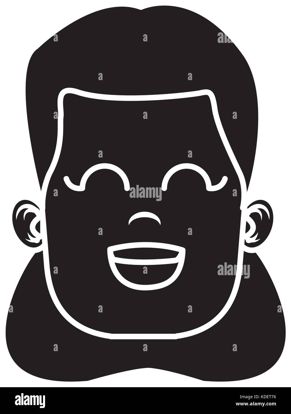Cute Girl Face Stock Vector Image And Art Alamy