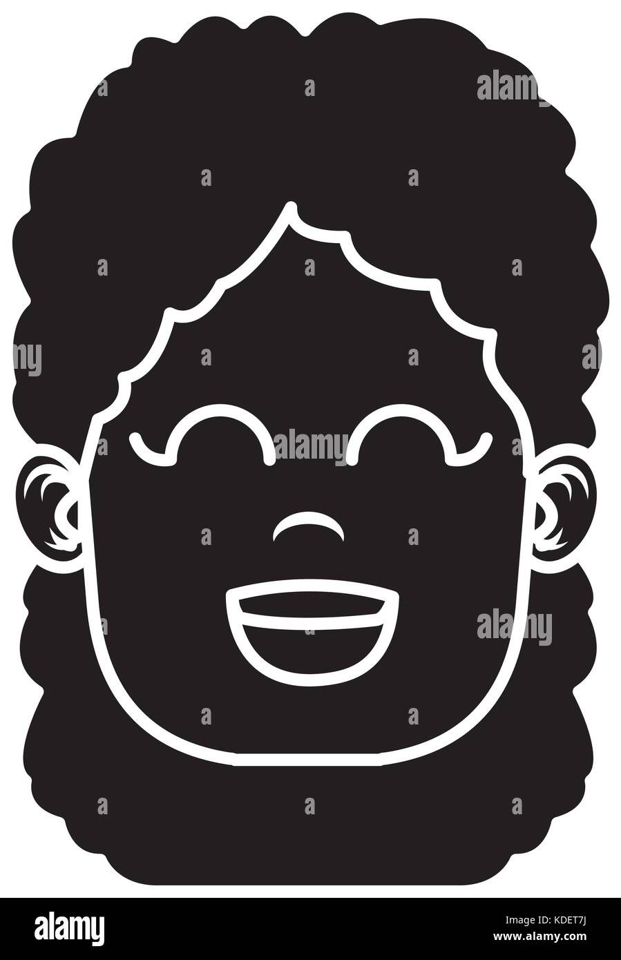 Cute Girl Face Stock Vector Image And Art Alamy