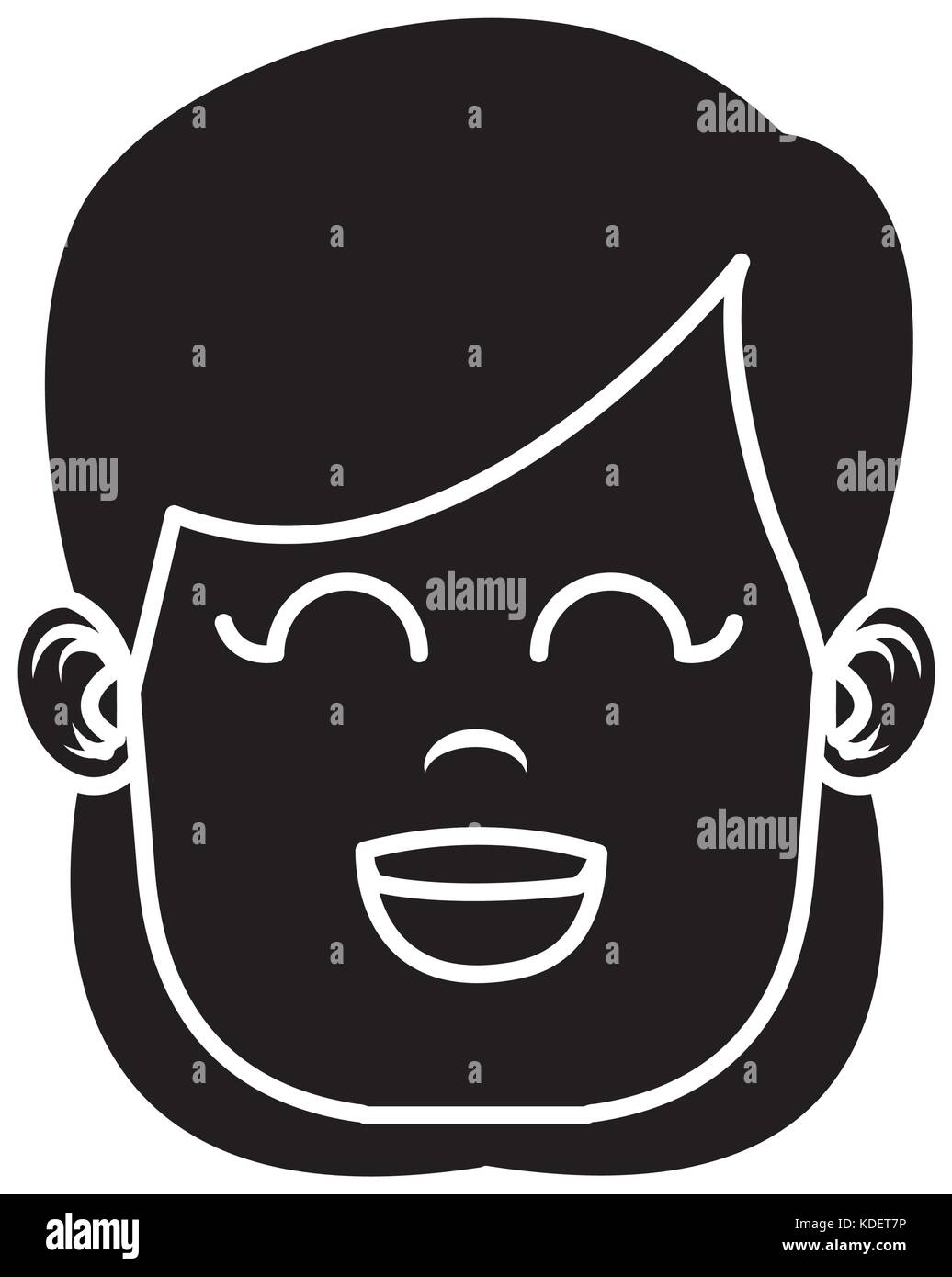 Cute Girl Face Stock Vector Image And Art Alamy
