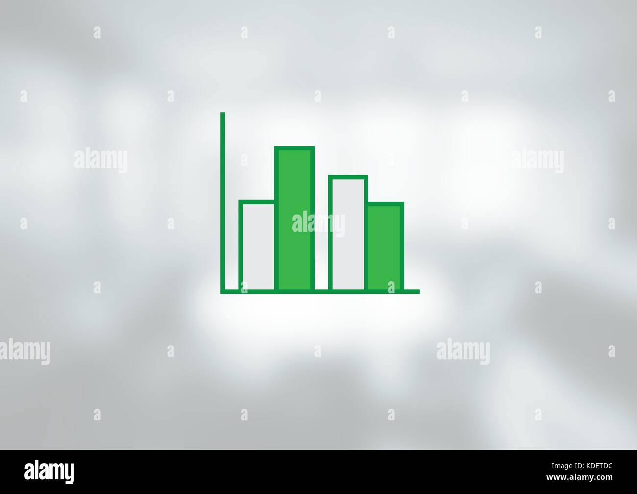 Digital composite of Bar chart with bright background Stock Photo - Alamy