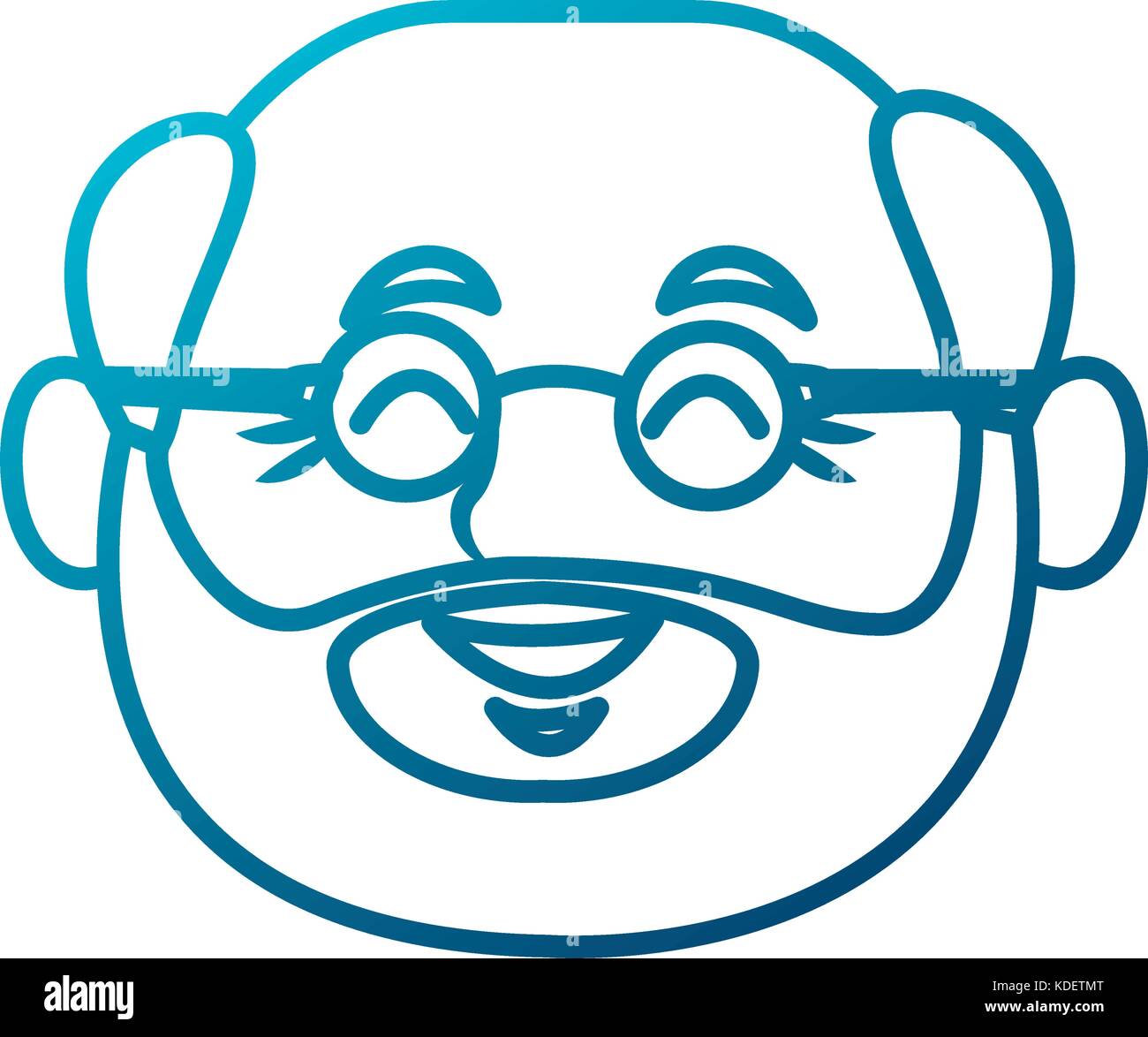 Cute grandfather cartoon Stock Vector Image & Art - Alamy