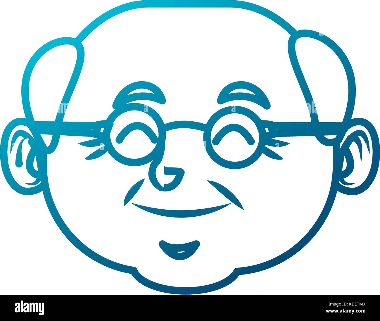 Cute grandfather cartoon Stock Vector Image & Art - Alamy
