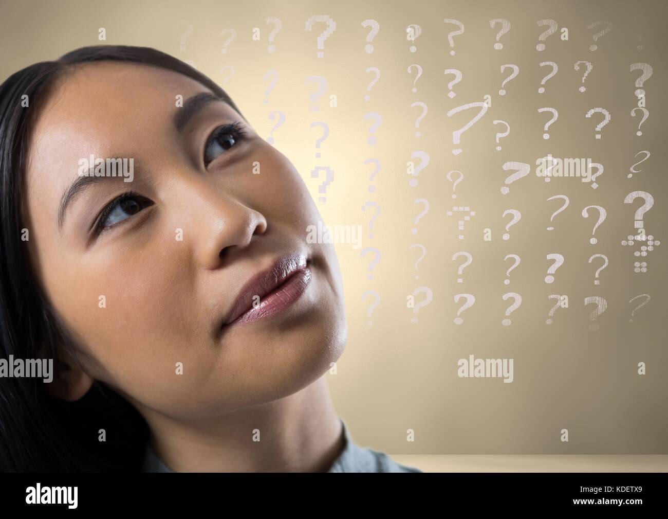 People map with question marks hi-res stock photography and images - Alamy
