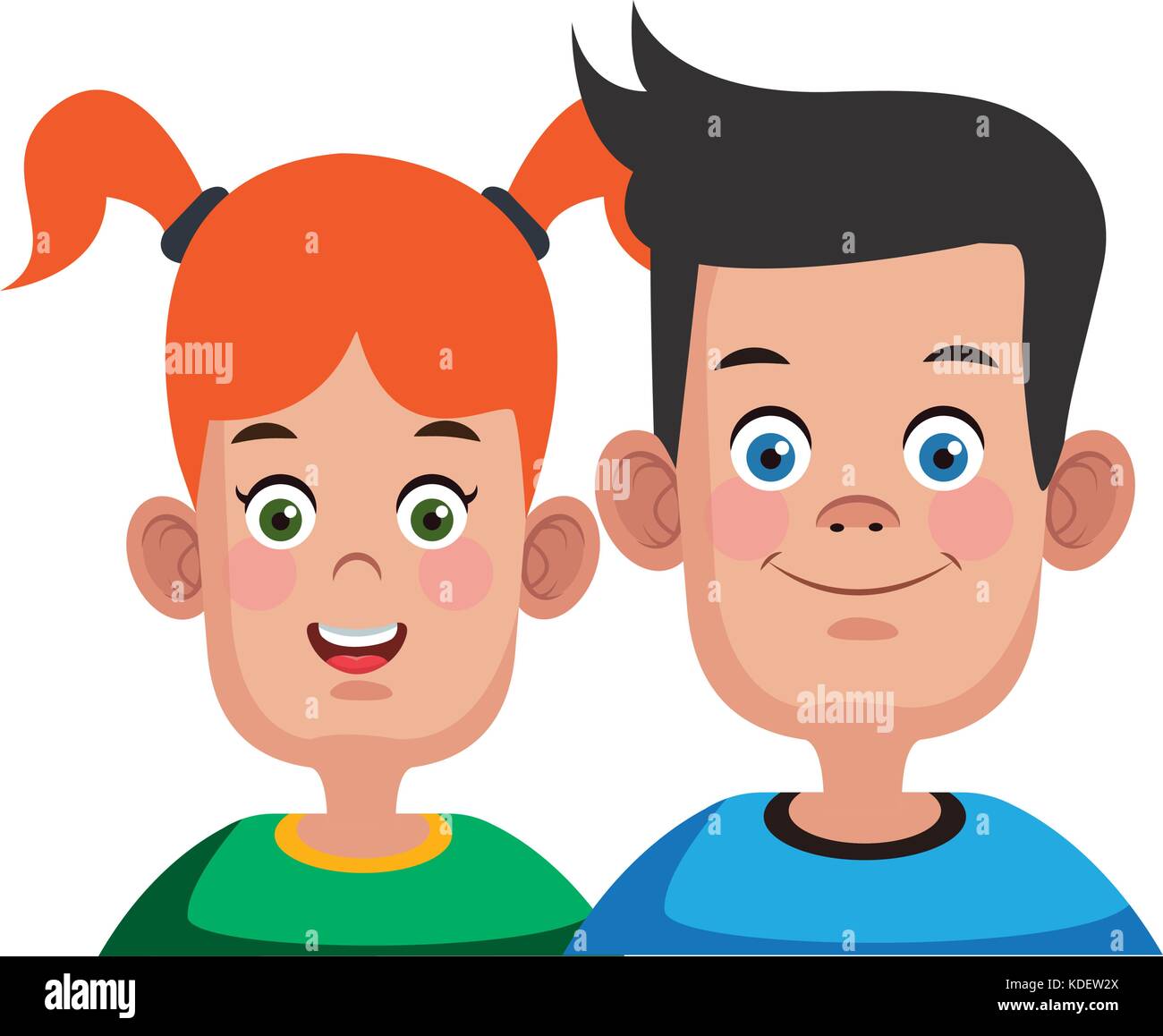 Kids friends cartoon Stock Vector Image & Art - Alamy