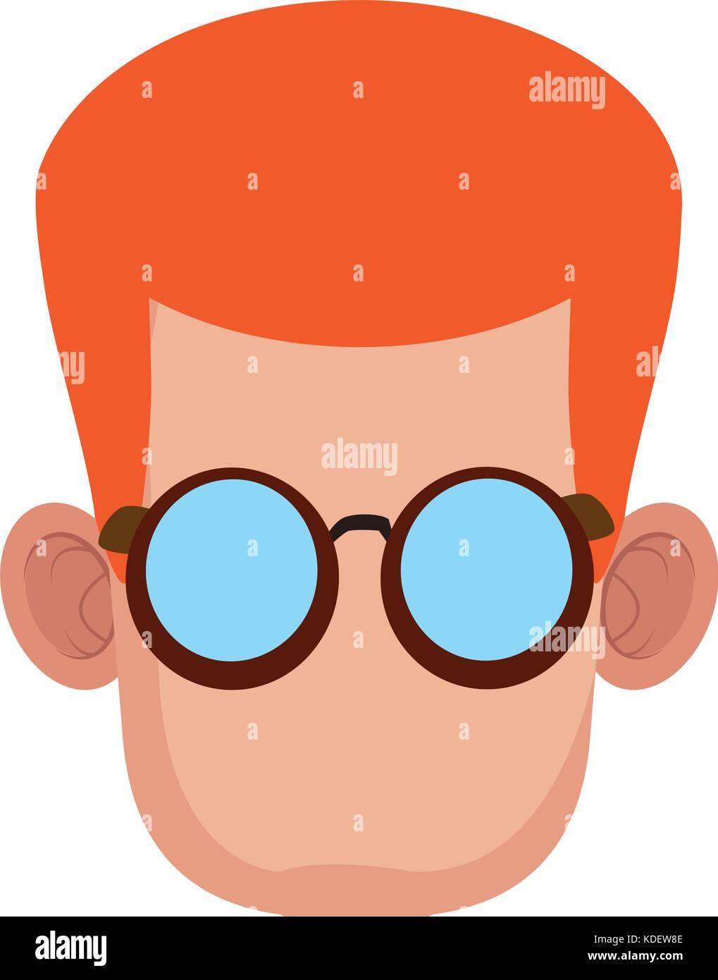 Cute boy with glasses cartoon Stock Vector Image & Art - Alamy