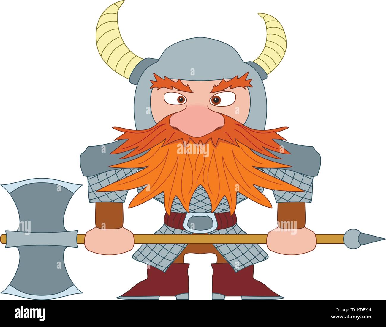 Dwarf warrior illustration hi-res stock photography and images - Alamy