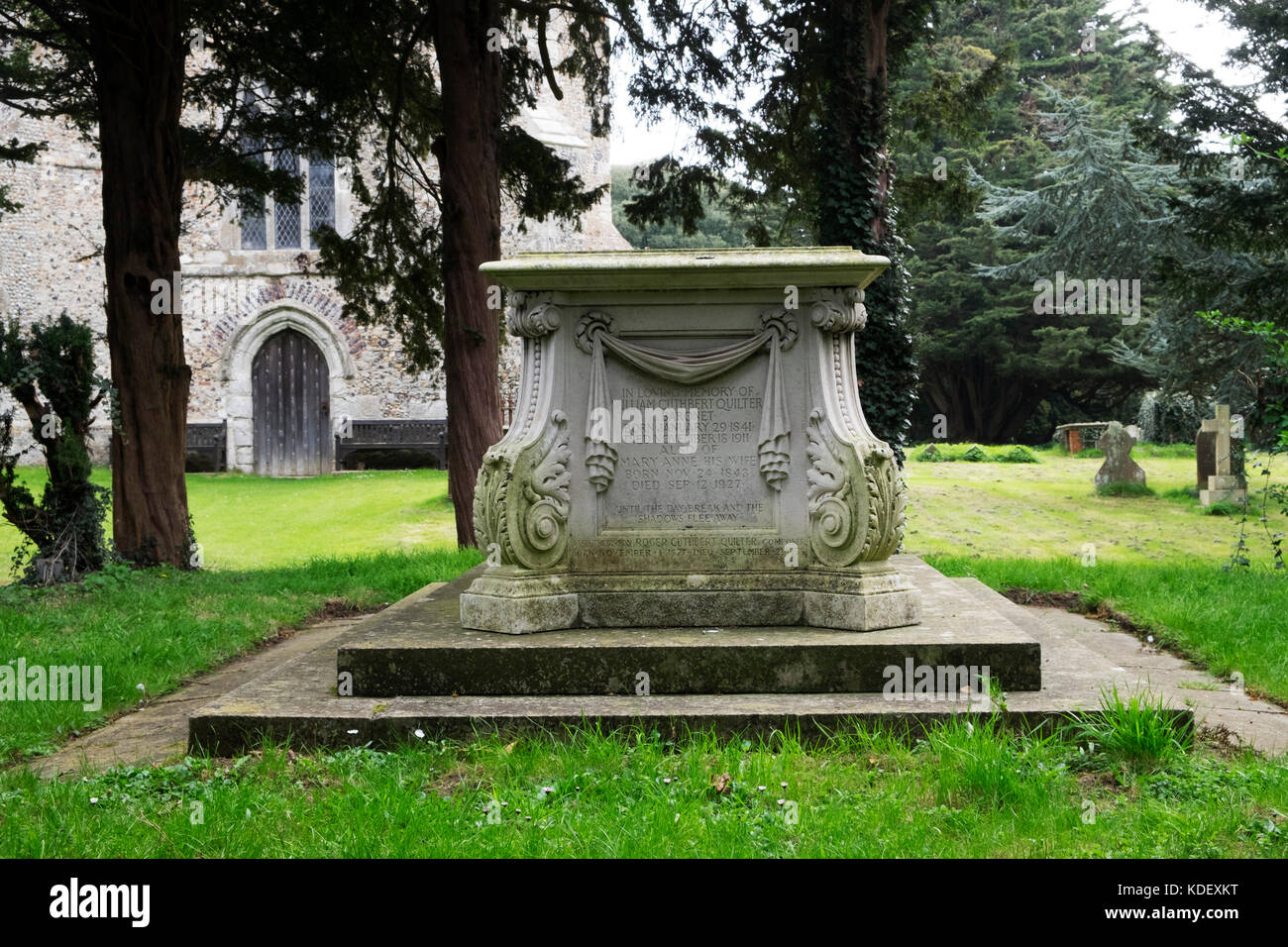 Quilter family crypt bawwdsy suffolk uk hi-res stock photography and ...
