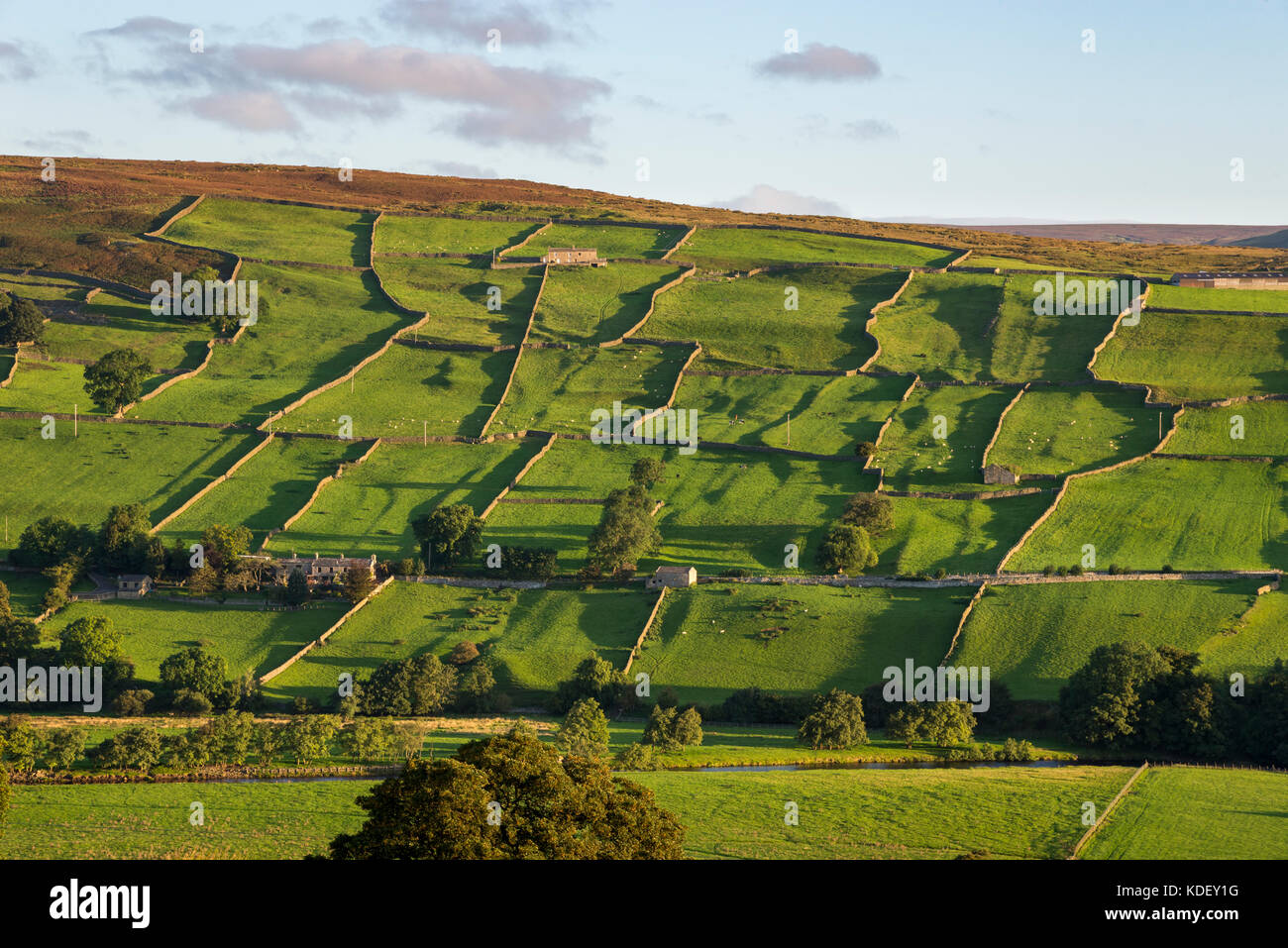 View near reeth north yorkshire england uk hi-res stock photography and ...