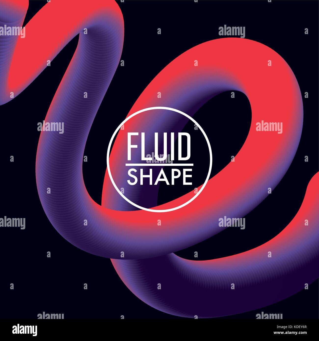 abstract fluid decoration backgroun design vector illustration Stock ...