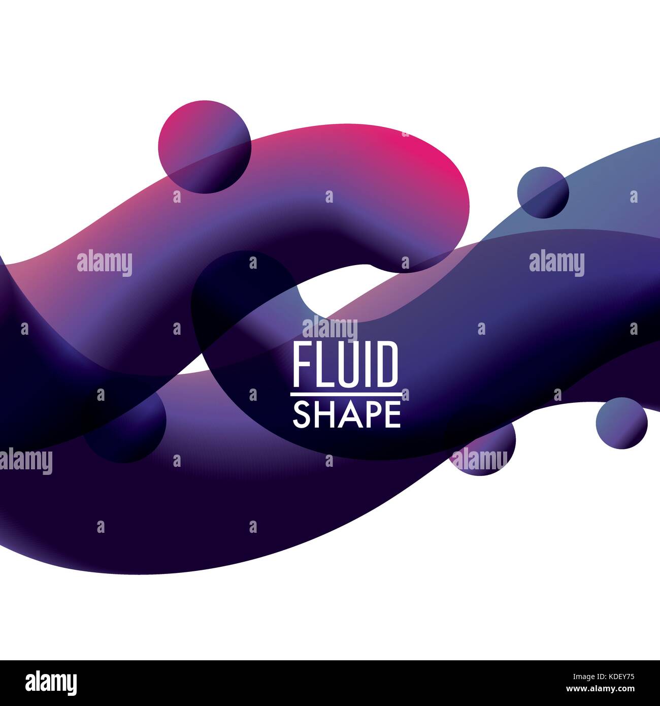 abstract fluid decoration backgroun design vector illustration Stock ...